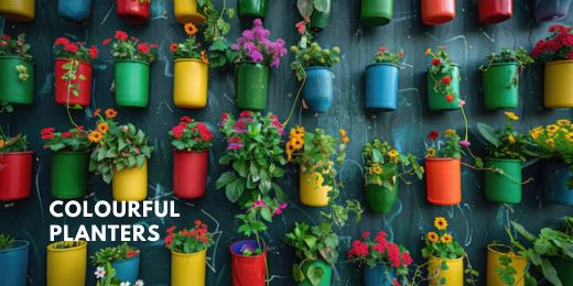 Bursting with Colour: The Allure of Colourful Planters in Your Garden ...