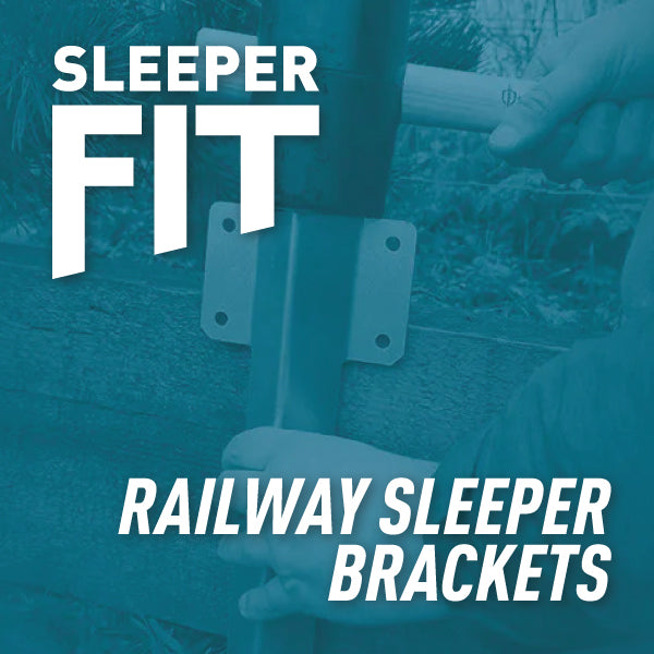 Railway Sleeper Brackets and Fixings | Indoor Outdoors - Indoor Outdoors