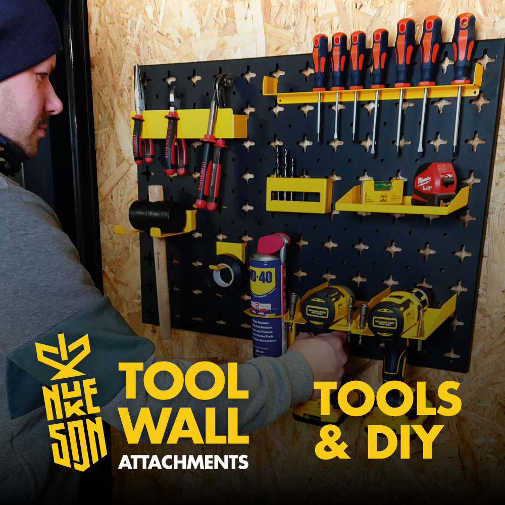 Nukeson Tool Wall - Tool Storage Attachments - Made in the UK