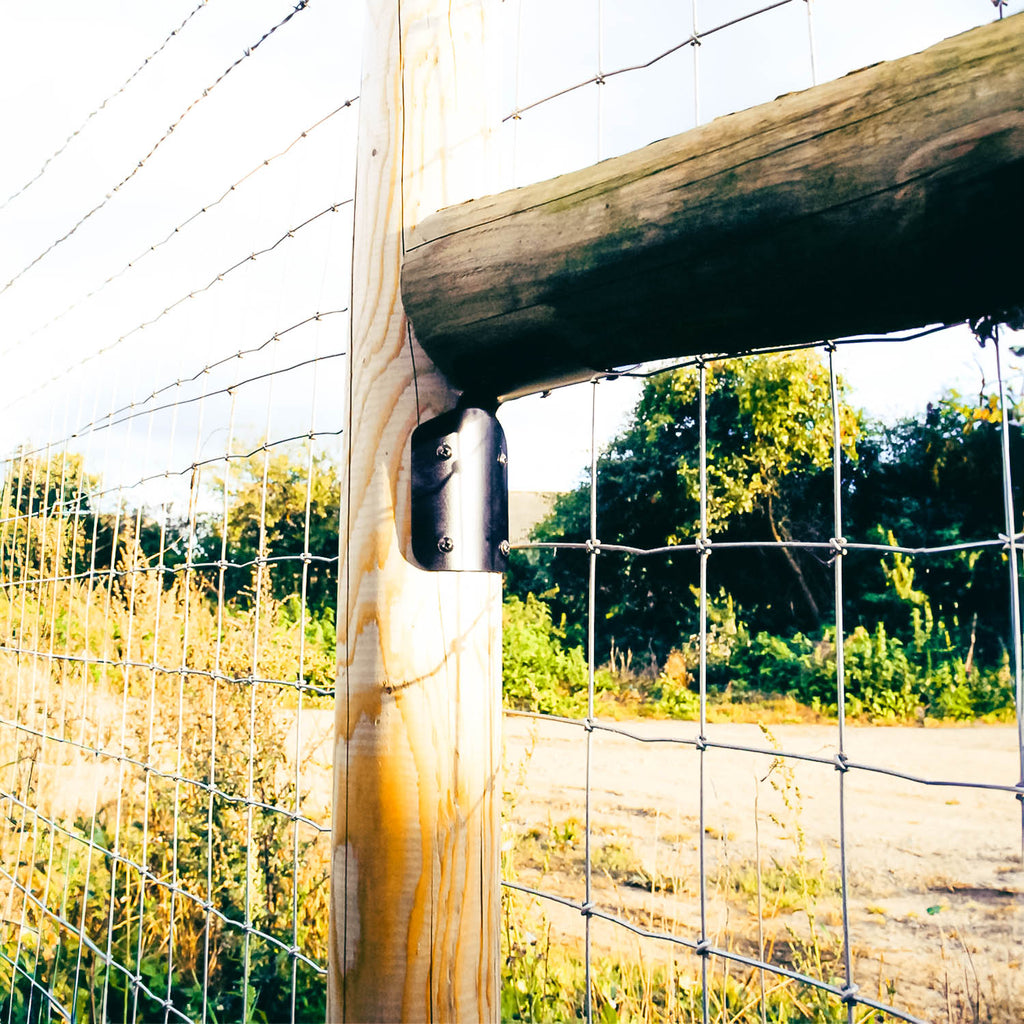 Round Fence Post Bracket - For Fixing or Installing Fences