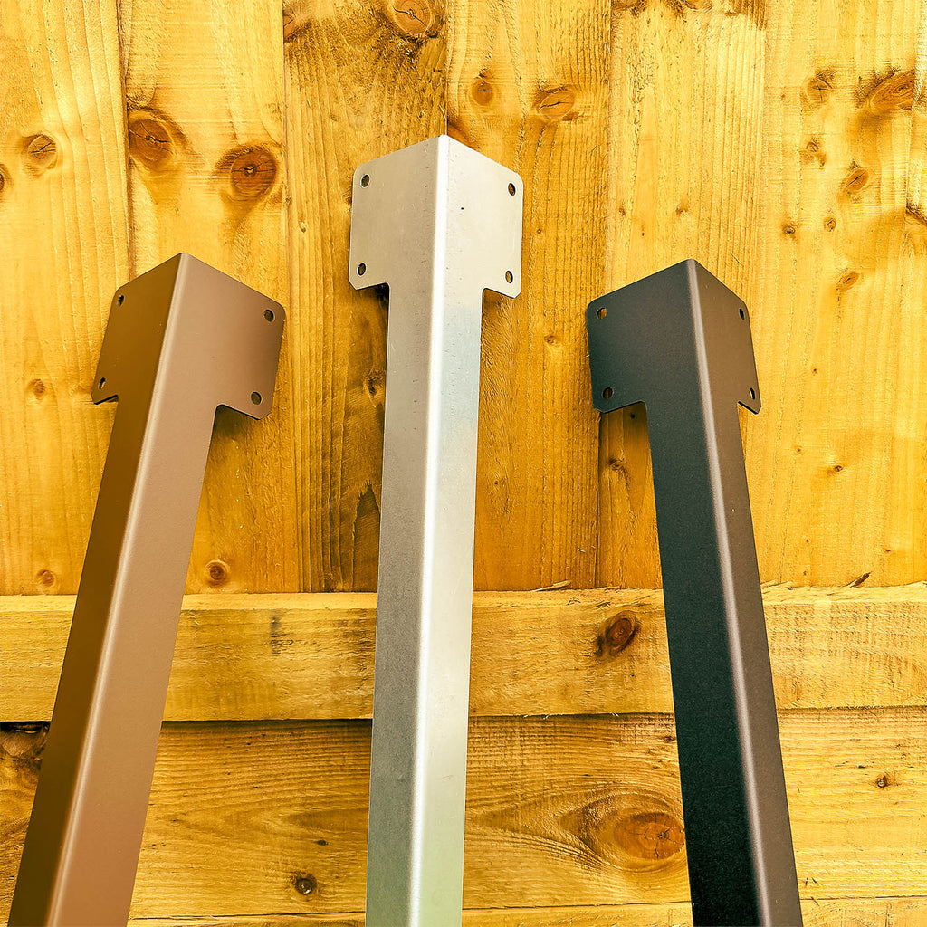 Extra Long Railway Sleeper Bracket - Corner Bracket with Stake - Indoor ...