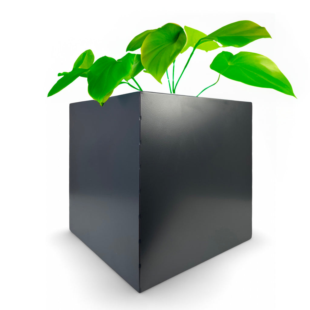 Storage Cube - Planter Cube - Multi-Use Steel Cube from Cubitz