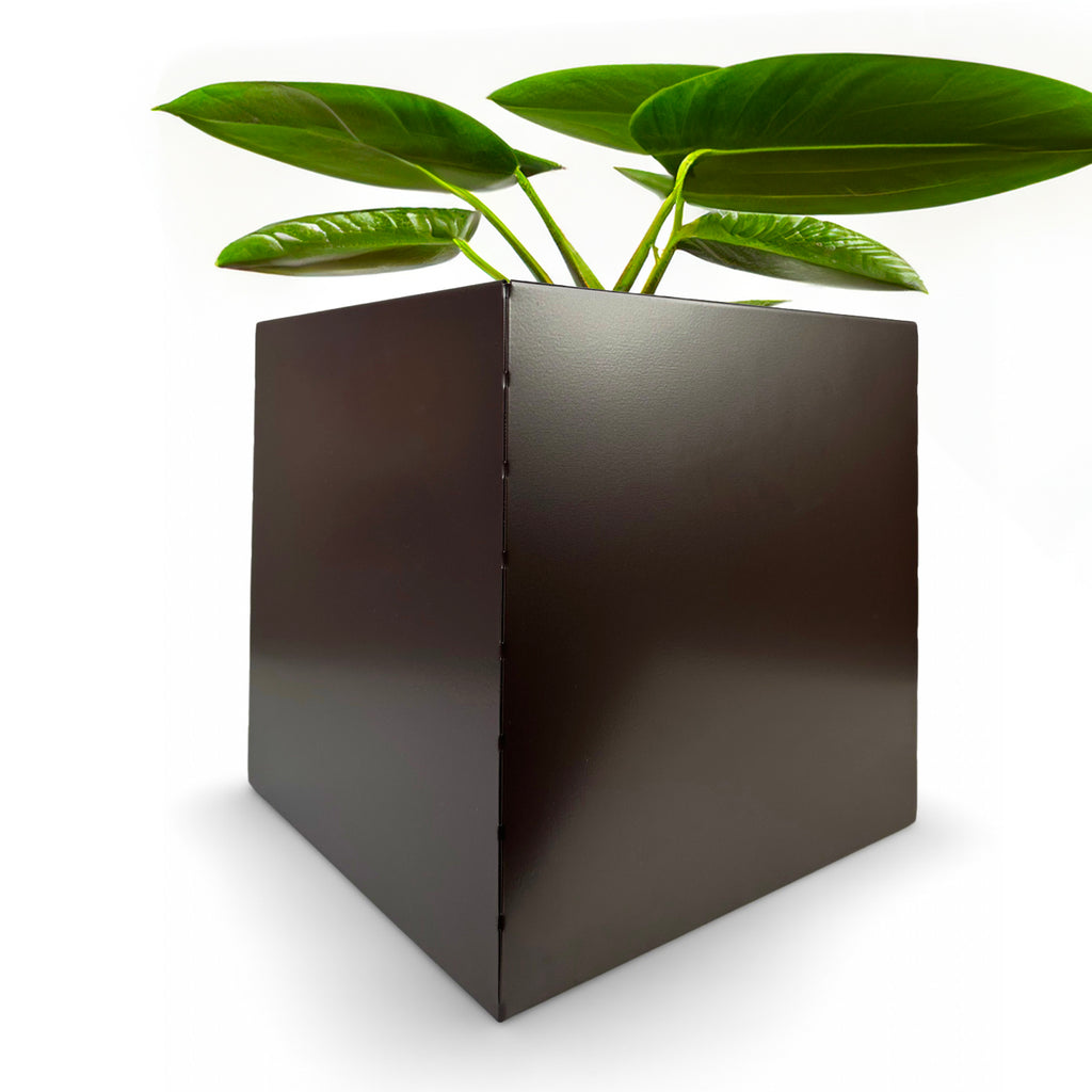 Storage Cube - Planter Cube - Multi-Use Steel Cube from Cubitz