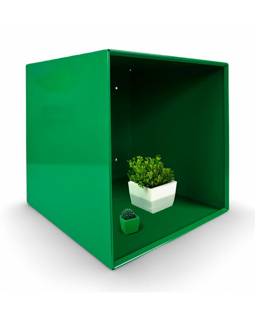 Storage Cube - Planter Cube - Multi-Use Steel Cube from Cubitz
