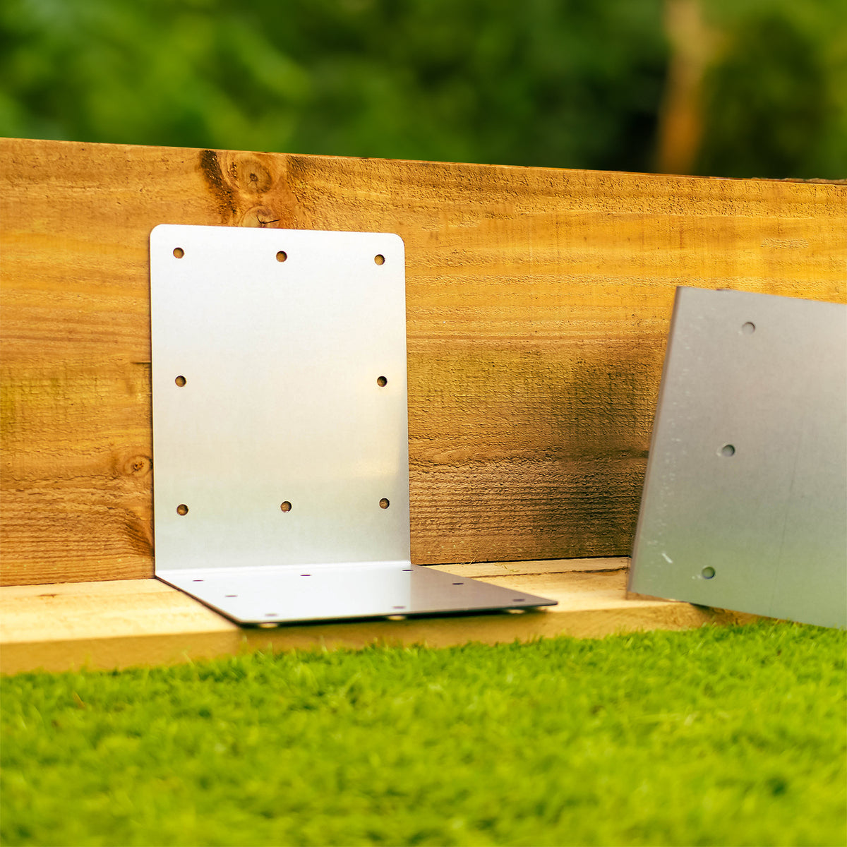 Corner Railway Sleeper Brackets - Multi-Purpose Brackets - 190mm x ...