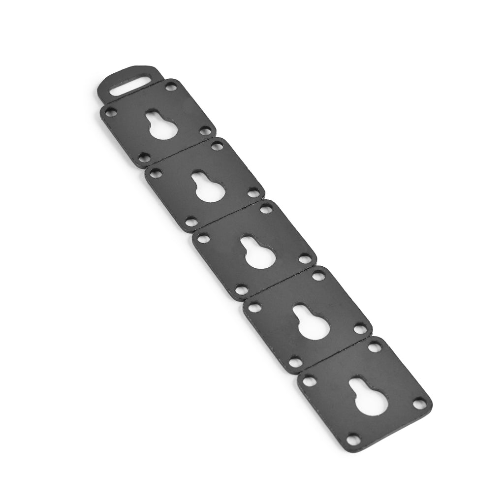 Keyhole Hanging Plates (Strip of 5) - Indoor Outdoors