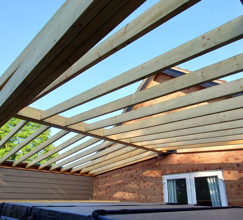 Rafter Bracket - Downward Angle - For Sloped Roofs