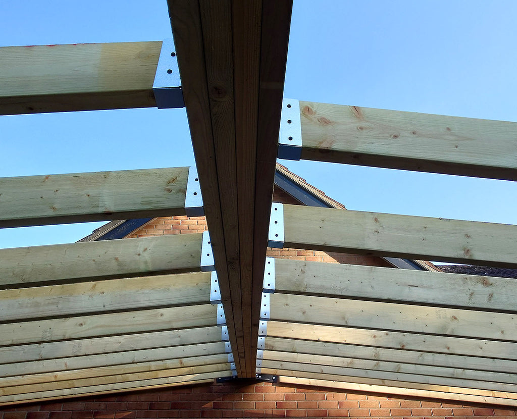 Rafter Bracket - Suitable for 6" x 2" Timber - British Steel