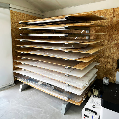 Cantilever Racking for Storing Sheets of Material - Nukeson UK