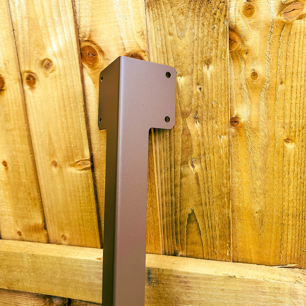 Extra Long Railway Sleeper Bracket - Corner Bracket with Stake - Indoor ...