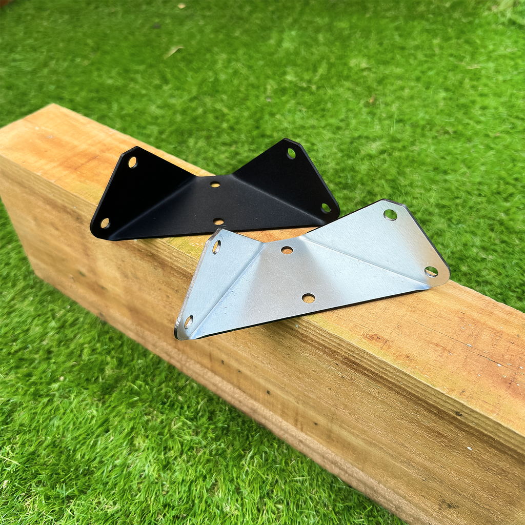 Multi-Purpose Flanged-Angle Corner Brace Strengthening Bracket - Indoor ...