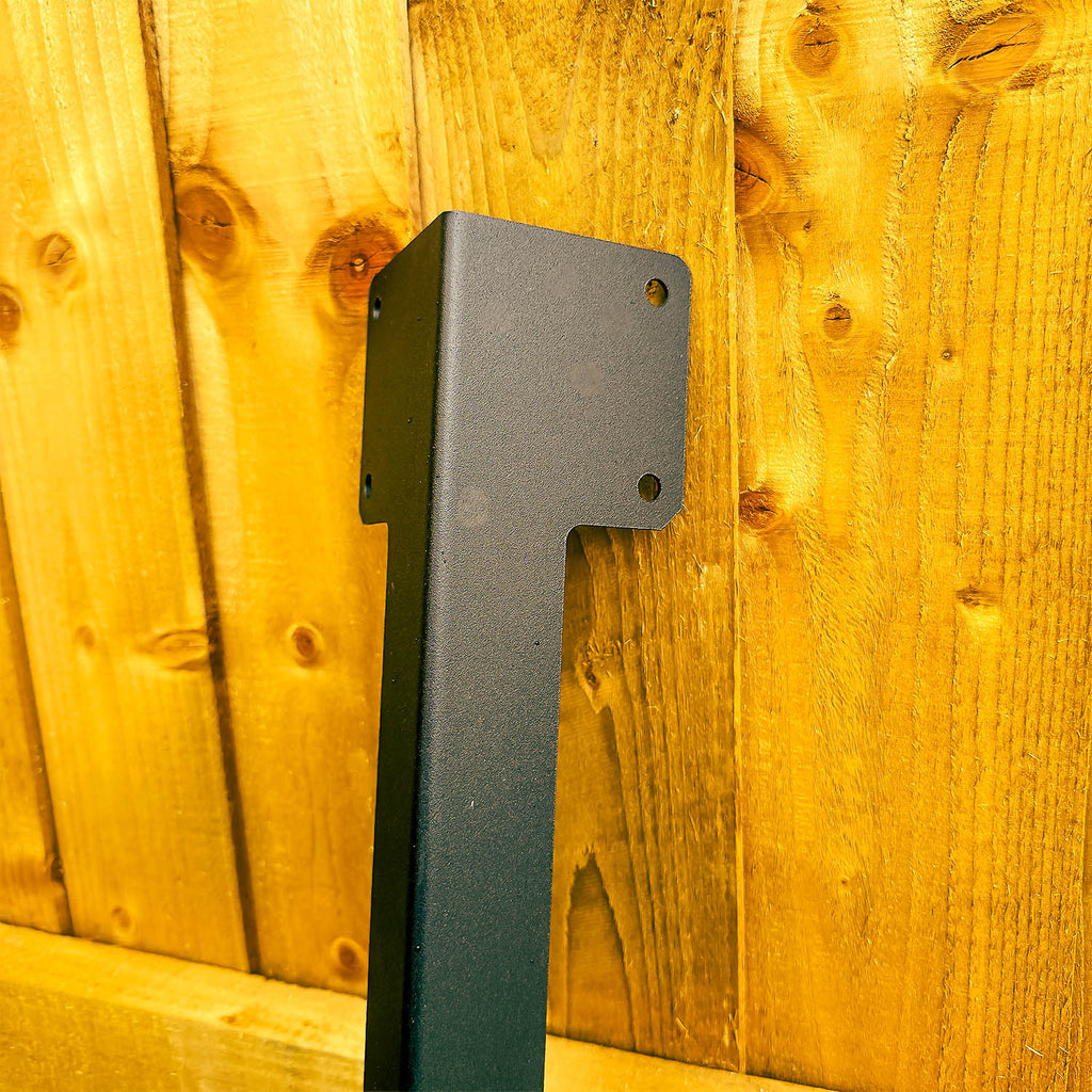 Extra Long Railway Sleeper Bracket - Corner Bracket with Stake - Indoor ...