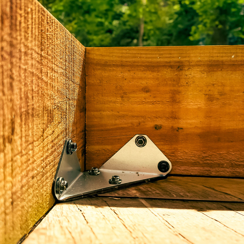 Corner Brace Bracket - Multi-Purpose Flanged-Angle Strengthening ...