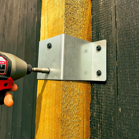 Fence Post Wall Bracket - 4 Sizes to Choose From - Easy Install