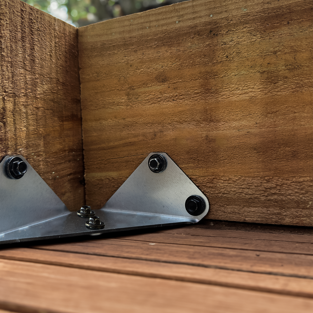 Multi-Purpose Flanged-Angle Corner Brace Strengthening Bracket - Indoor ...