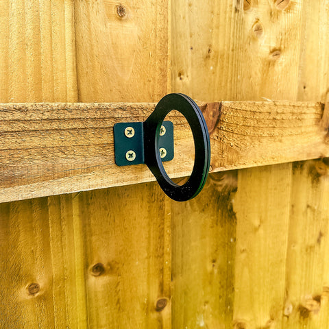 Rope Fence Brackets - Pair of Brackets for Use with Nautical Rope