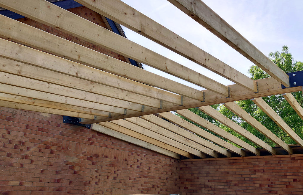 Rafter Bracket - Downwards Angles - For Sloped Roofs