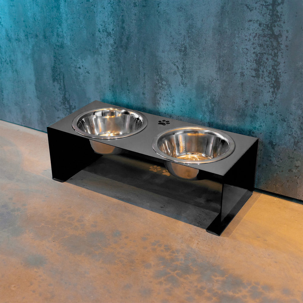Pet Food Riser - Double Bowl Capacity - Suitable for Cats & Dogs