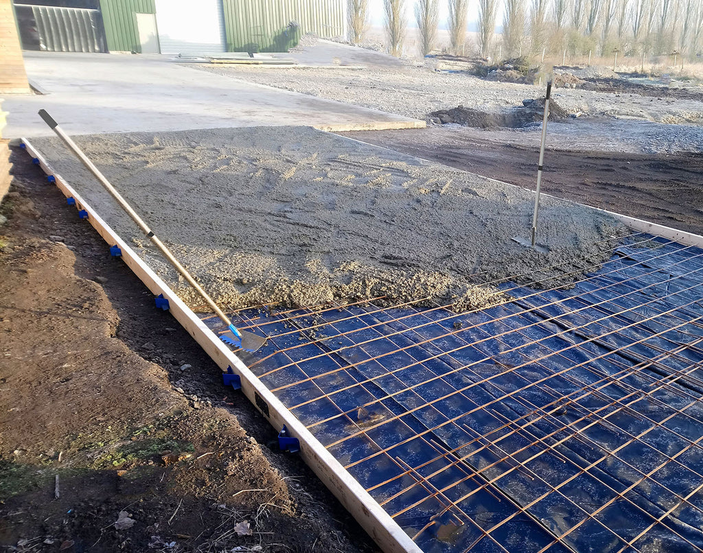 Concrete Rake & Placer Tool - For Tamping & Spreading Concrete