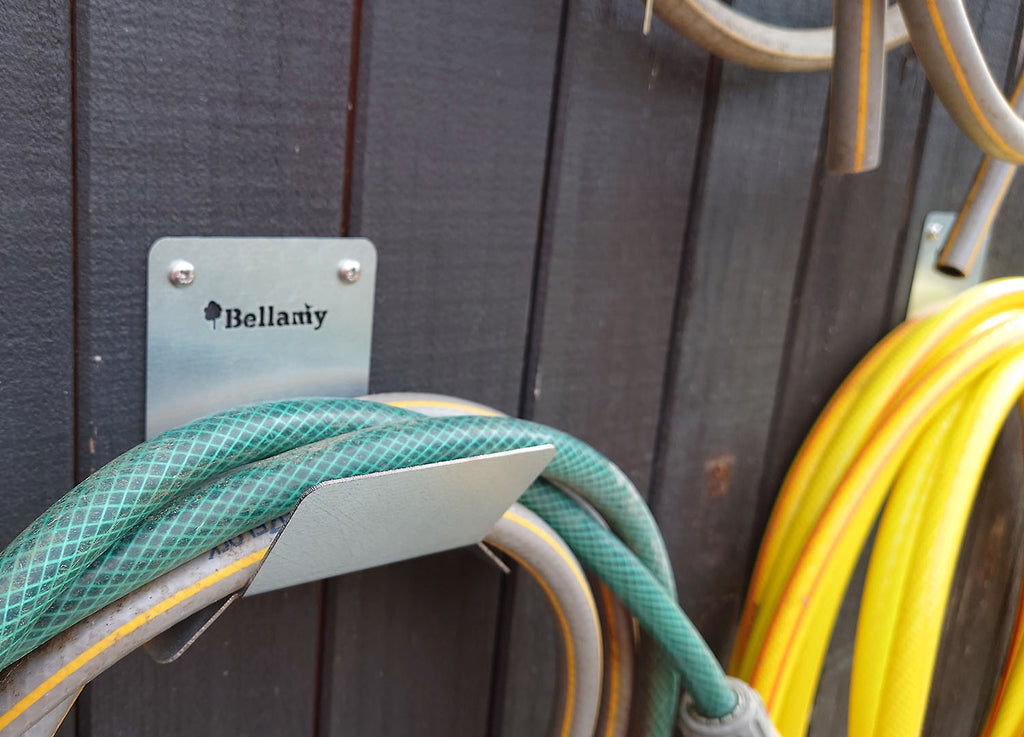 Hose Pipe Holder - Easy Wall Mounting - Galvanised Steel