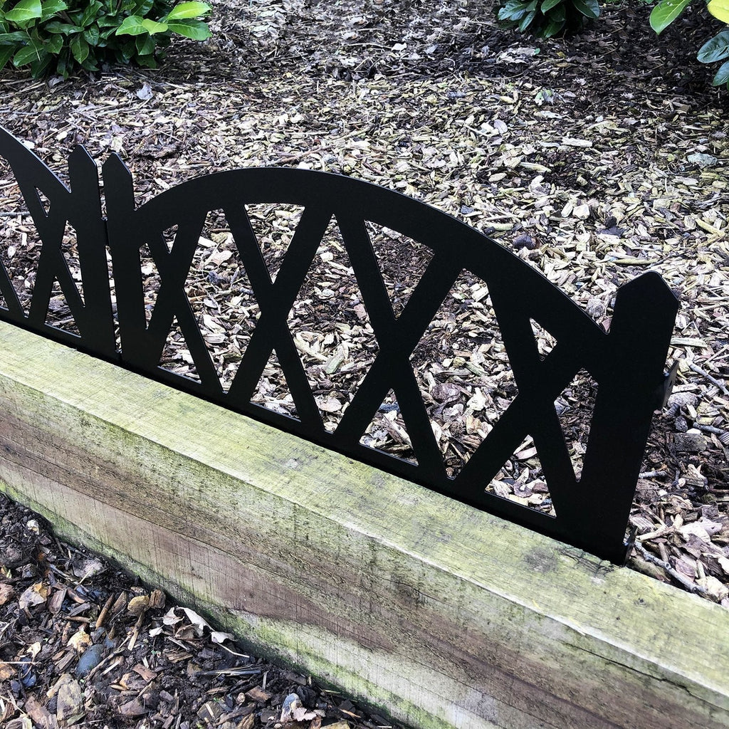 Metal Picket Fence Panels - Edwardian-Style Design - British Steel