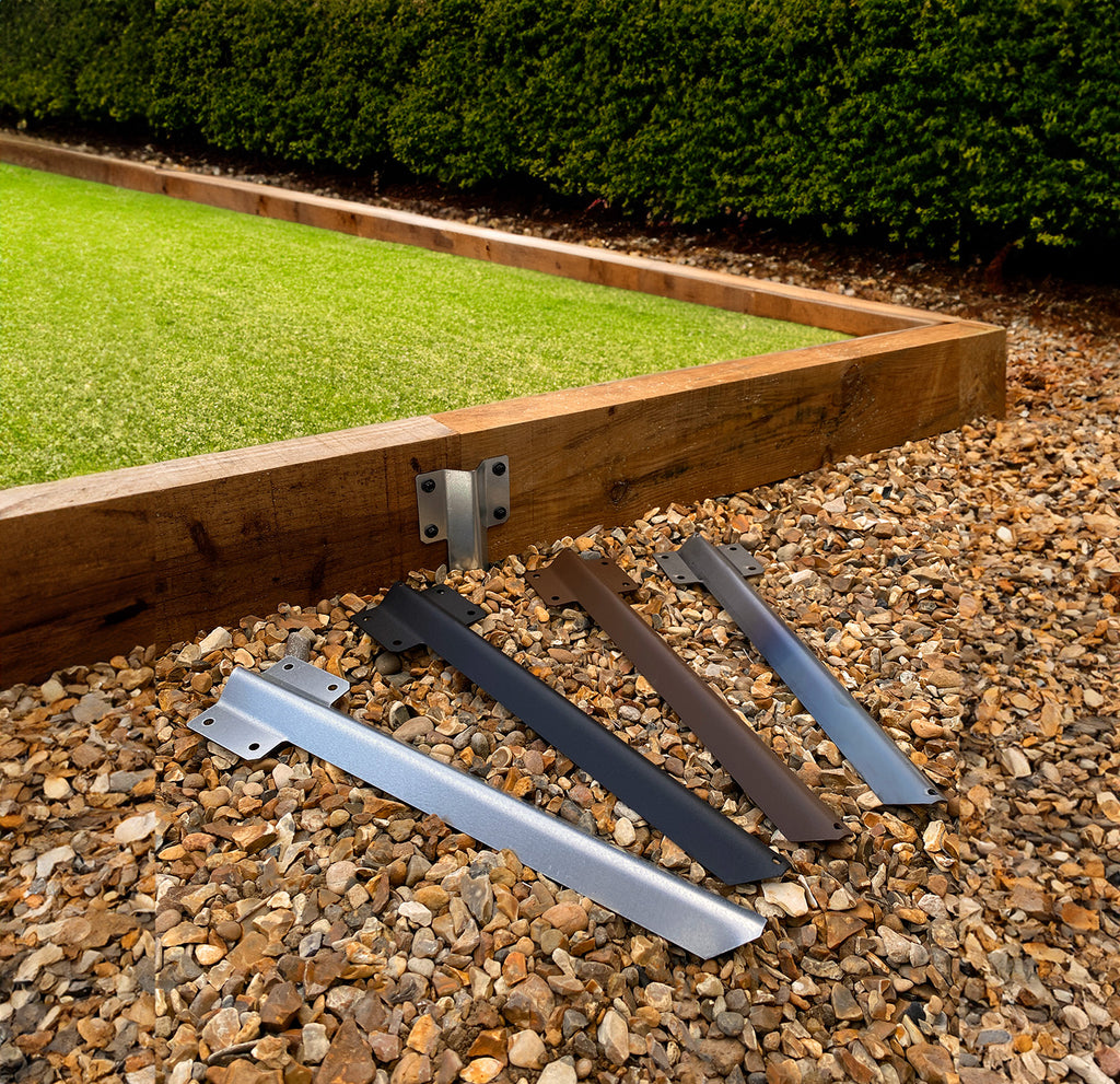 Sleeper Bracket with Stake | Straight Railway Sleeper Bracket