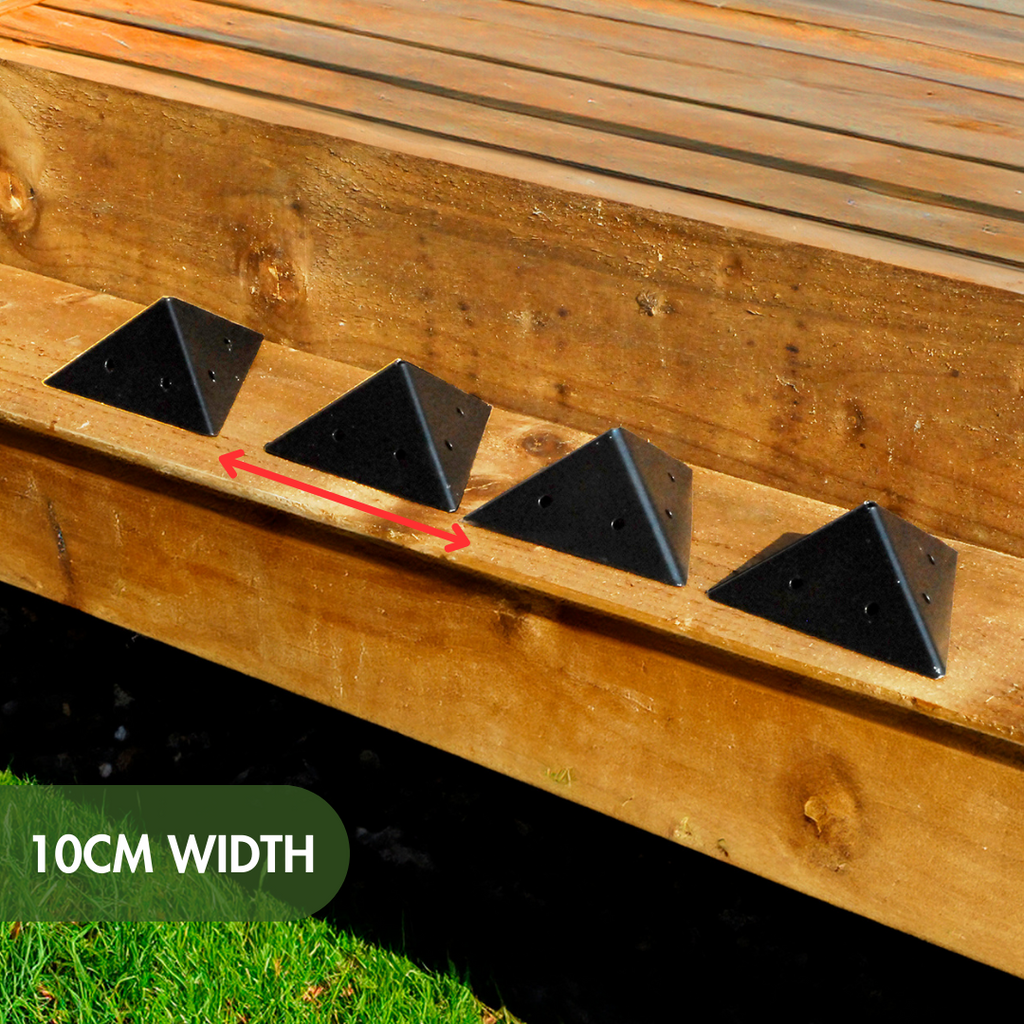 Pyramid Corner Bracket - 10cm - Strengthening Bracket - Indoor Outdoors