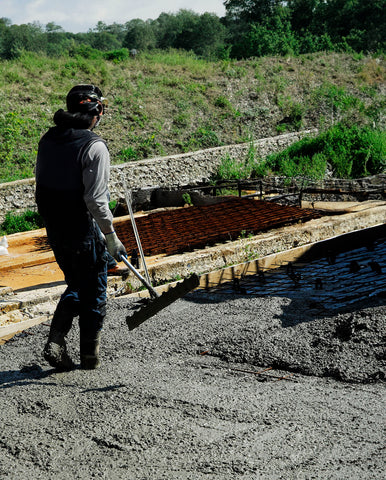 Concrete Rake & Placer Tool - For Tamping & Spreading Concrete