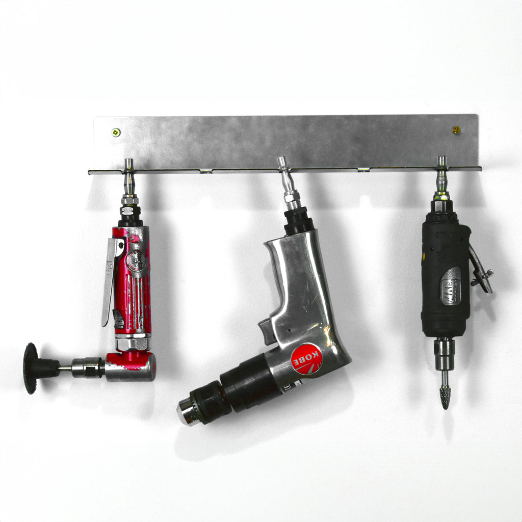 Air Tool Storage Rack - Easy Wall Mount Installation