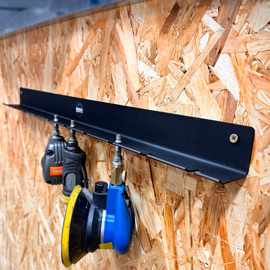 Air Tool Storage Rack - Easy Wall Mount Installation