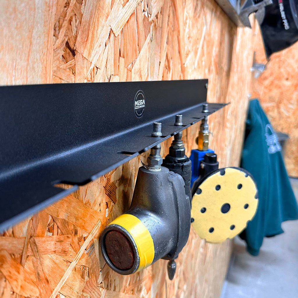 Air Tool Storage Rack - Easy Wall Mount Installation