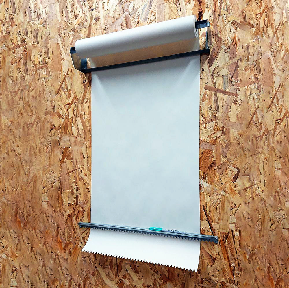 Drawing Paper Roll Dispenser - Easy Wall Mounting - Made in UK