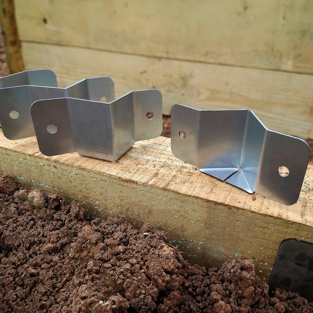 Bamboo Plant Support Brackets Kit - 6 x Brackets + Screws