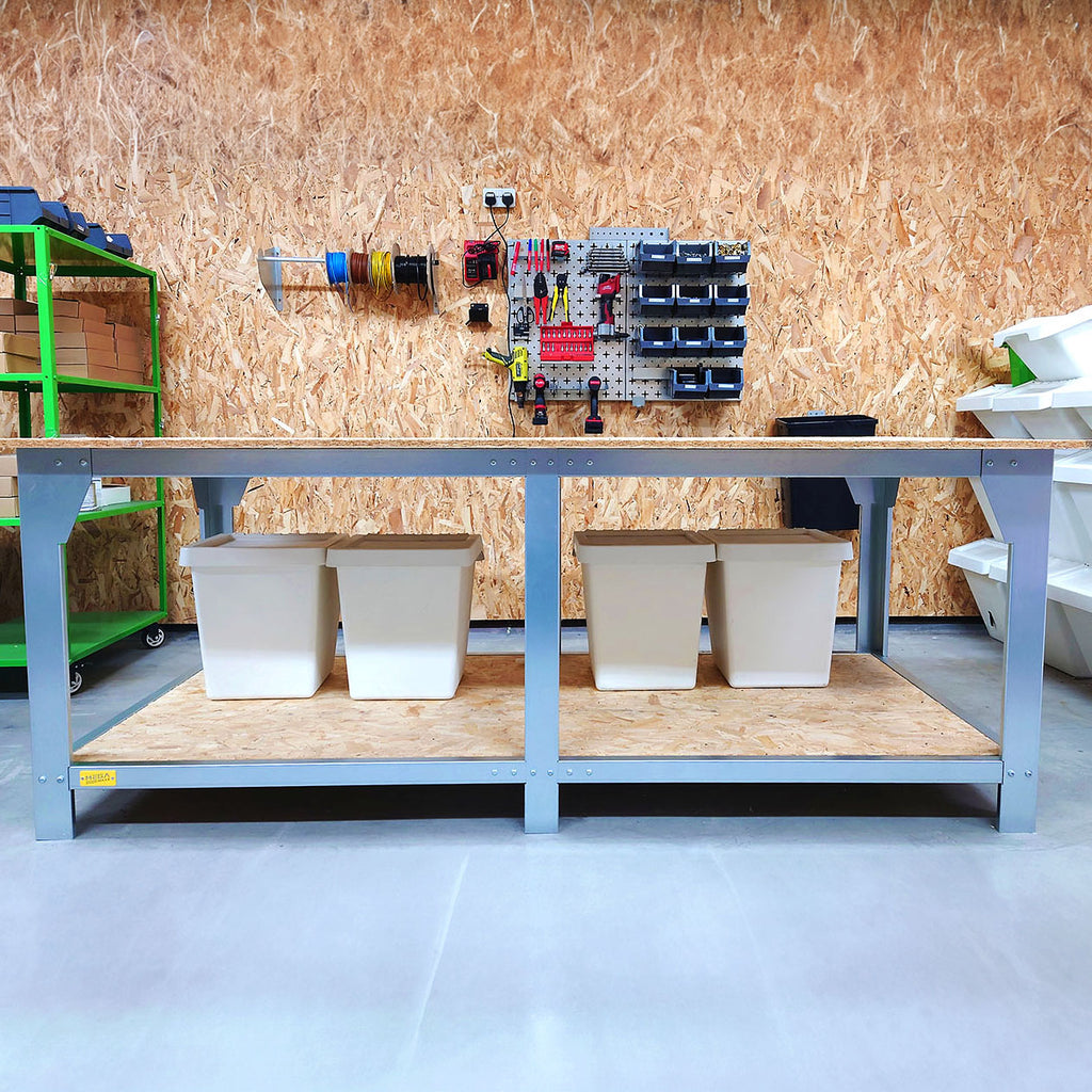 Large Workbench Frame Kit - Galvanised Steel - Made in the UK