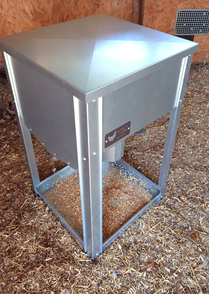 Chicken Feed Hopper with Easy-Release Feeding System
