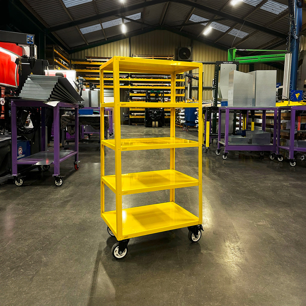 Mobile Shelving Unit - 5-Tier Storage Transportable Trolley