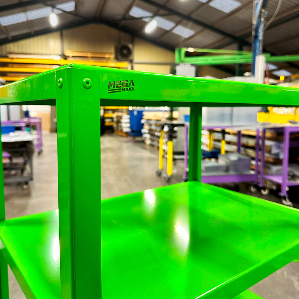 Mobile Shelving Unit - 5-Tier Storage Transportable Trolley