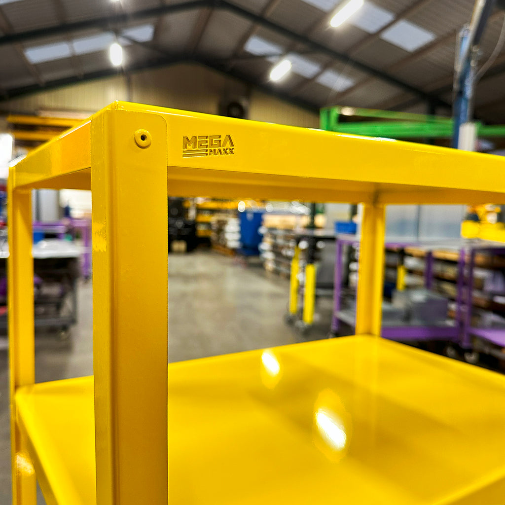 Mobile Shelving Unit - 5-Tier Storage Transportable Trolley