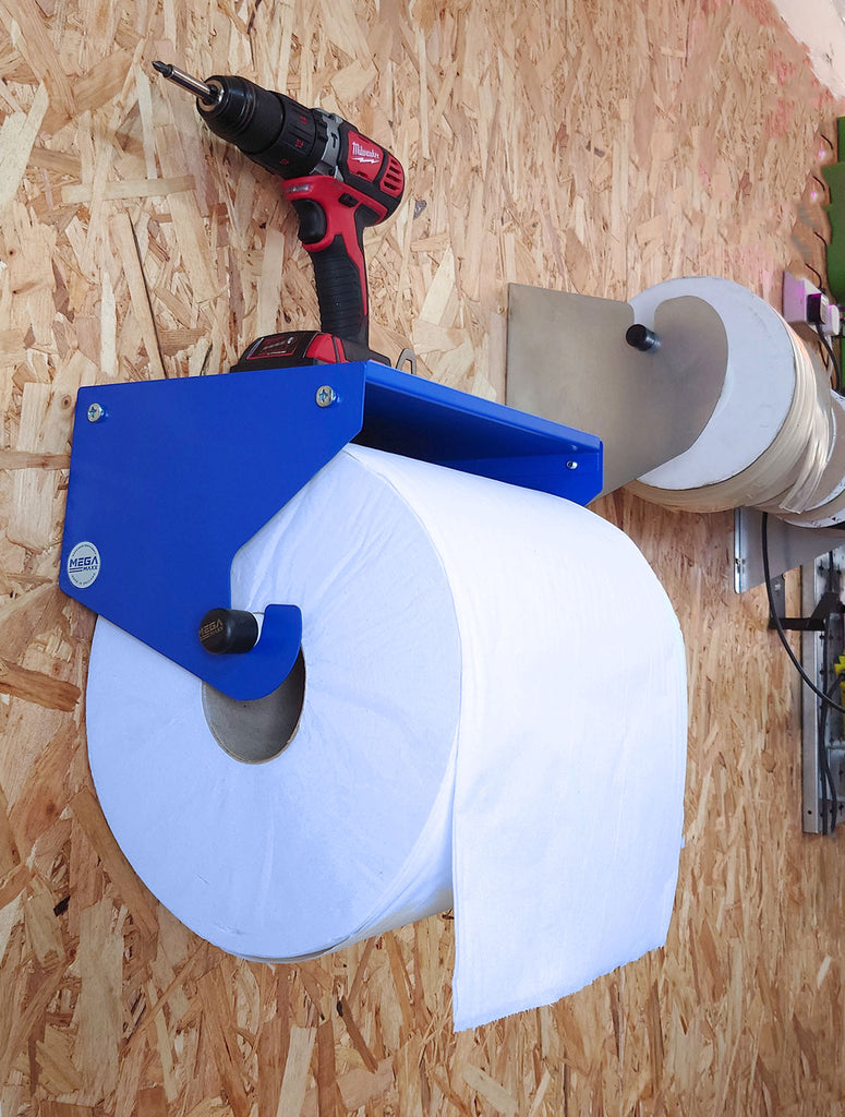 Jumbo Blue Roll Holder - For 280mm Wide Blue Rolls