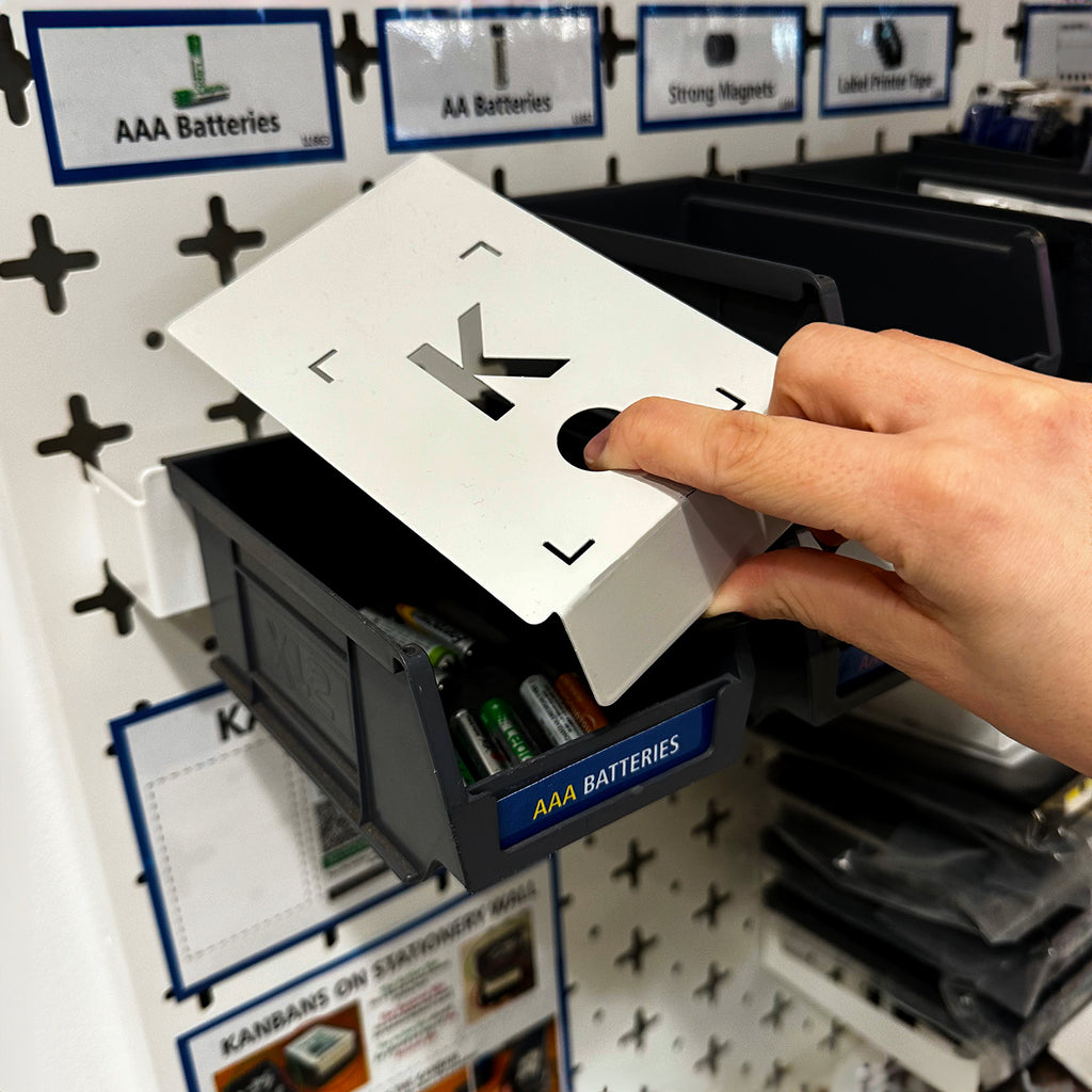 Physical Barrier Kanban for XL2, XL3 & XL4 Storage Bins