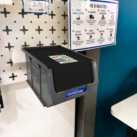 Physical Barrier Kanban for XL2, XL3 & XL4 Storage Bins