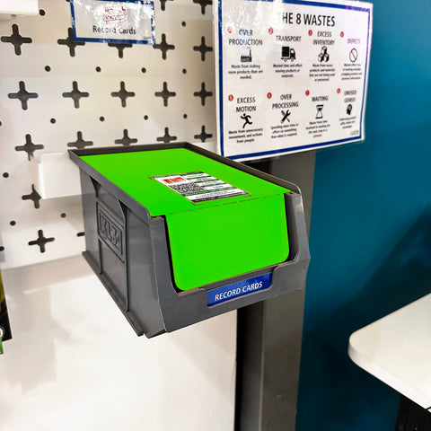 Physical Barrier Kanban for XL2, XL3 & XL4 Storage Bins