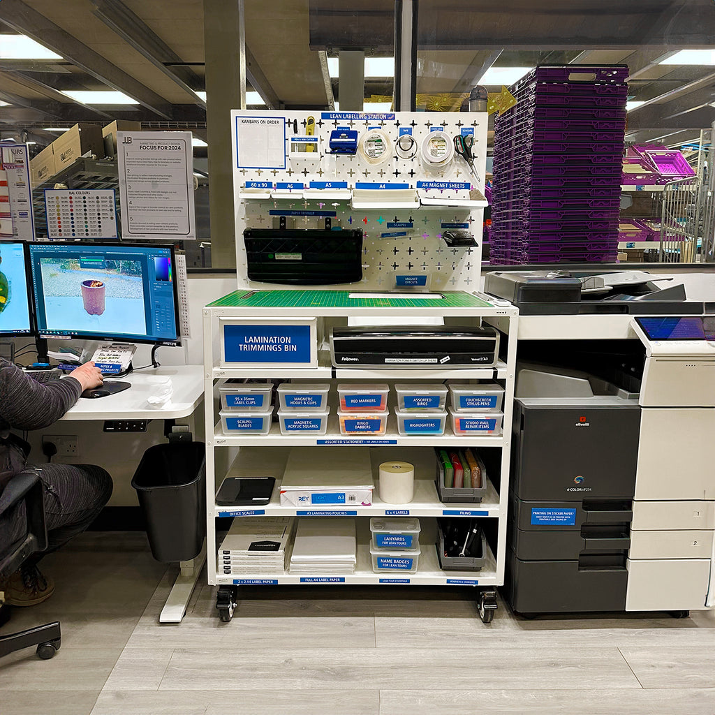 Lamination Station Mobile Laminating Trolley & Workbench