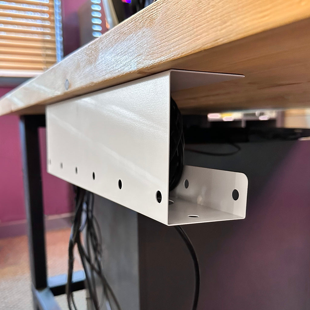 Under Desk Cable Management Tray - Neatly Store Your Cables