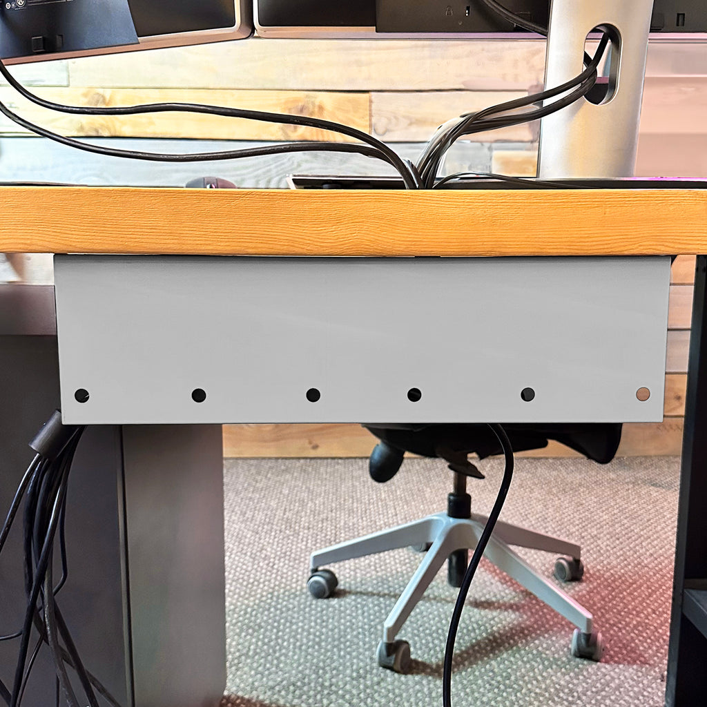 Under Desk Cable Management Tray - Neatly Store Your Cables