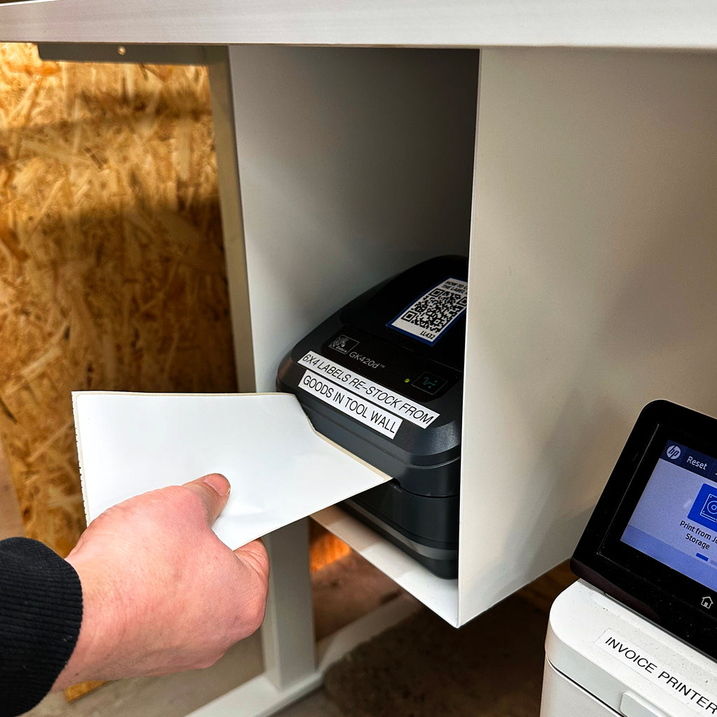 Label Printer Holder - For Thermal Label Printers - Under-Desk