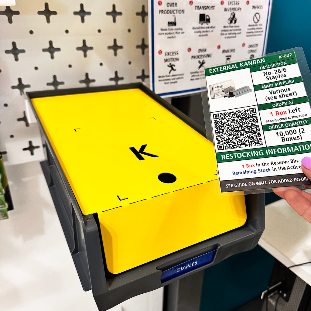 Physical Barrier Kanban for XL2, XL3 & XL4 Storage Bins