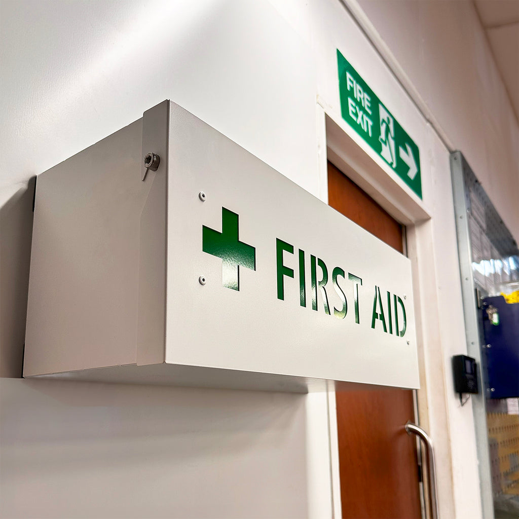First Aid Supplies Box - Easy Wall Mount Installation