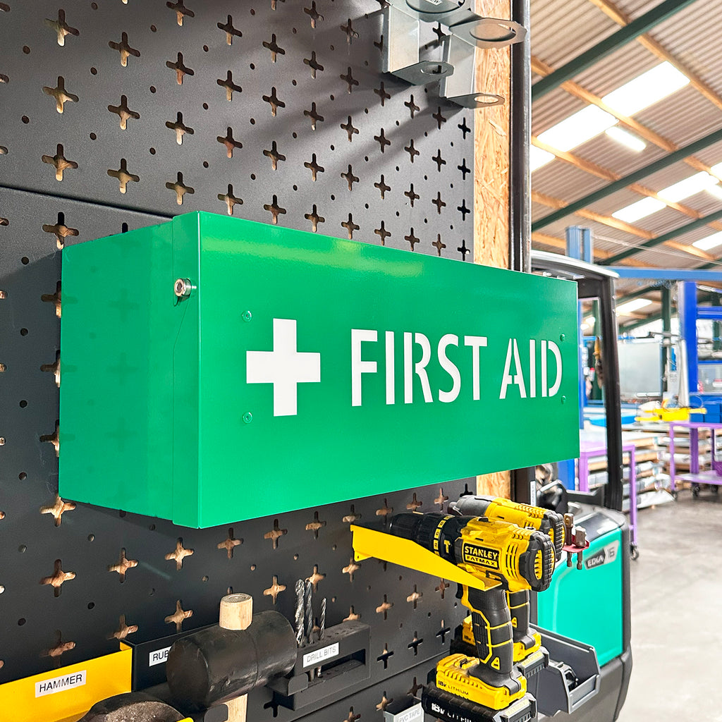 First Aid Supplies Box - Easy Wall Mount Installation