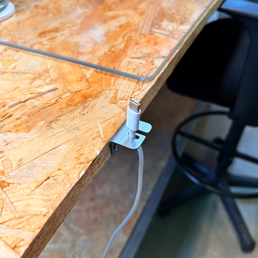 Wall Mount Cable Tidy & Charger Holder Brackets (Pack of 10)